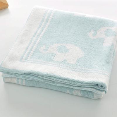 China Child Cozy Knitting Blanket Couch Knit Lightweight Throw Blanket for sale
