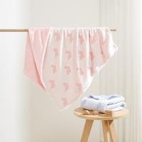 China 100% Polyester Super Soft Cutting Flannel Fleece Baby Blanket for sale
