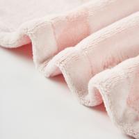 China 100% Polyester Super Soft Cutting Flannel Fleece Baby Blanket for sale