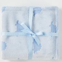 China 100% Polyester Super Soft Cutting Flannel Fleece Baby Blanket for sale