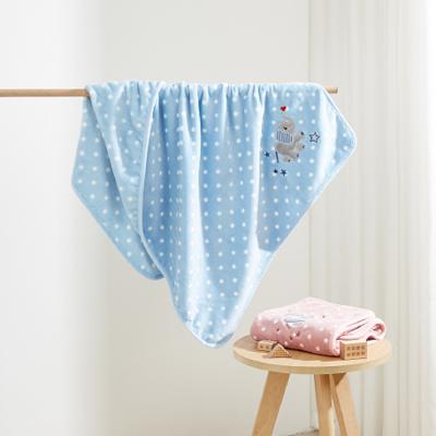 China Fleece Plush Small Lightweight Crib Baby Blanket for Toddler Bed for sale