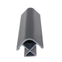 China Decorative PVC Skirting Board Corner with Printing UV Coating 3M Length for Laminate Flooring for sale