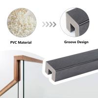 China Modern PVC Stair Handrail 47x47mm for Home Decoration Durable Handrail for sale