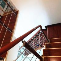 China PVC Stainless Steel Round Pipe 60mm Handrail for Hotel Stair Railing Accessories for sale
