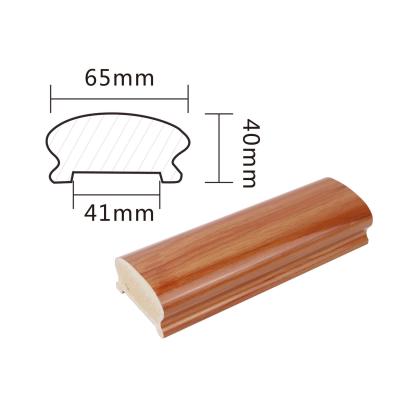 China PVC Stair Handrail 65x40mm Modern Design for Home Decor and Stair Parts for sale
