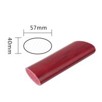 China PVC Handrail for Stair Railings 57x40mm Modern Indoor Color Selection for sale