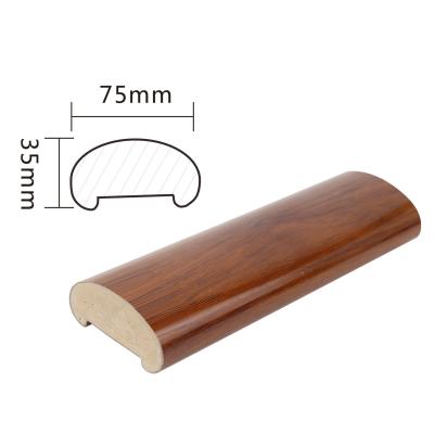 China PVC Aisle Handrail 75x35mm Anti-Collision Hospital Safety Handrail Modern Design for sale