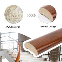 China PVC Aisle Handrail 75x35mm Anti-Collision Hospital Safety Handrail Modern Design for sale