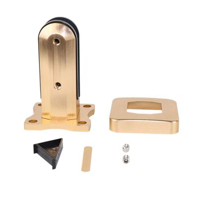 China Aluminum Glass Clamp for Handrail Balustrade Railing H130 H160 H200 12mm Glass for sale