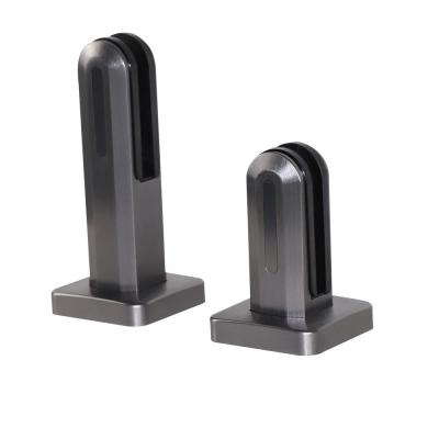 China Aluminum Glass Frameless Swimming Pool Handrail Clamp for 12mm Tempered Glass H130 H160 H200 for sale