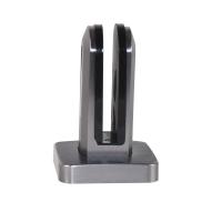 China Aluminum Glass Frameless Swimming Pool Handrail Clamp for 12mm Tempered Glass H130 H160 H200 for sale