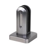 China Aluminum Glass Frameless Swimming Pool Handrail Clamp for 12mm Tempered Glass H130 H160 H200 for sale