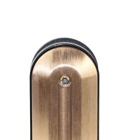 China Simple Design Style Gold Clamp for Frameless Glass Fence Railing System for sale