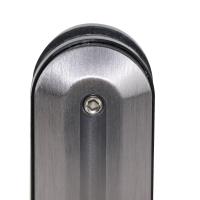 China Aluminum Alloy Glass Clamp for Swimming Pool Balustrade Floor Mount H130 H160 H200 for sale