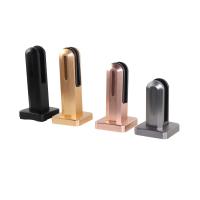 China Aluminum Alloy Glass Railing Spigot for Balcony Pool Fence H130 H160 H200 12mm Tempered Glass for sale