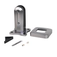 China Aluminum Pool Fence Glass Clip Spigot for 12mm Tempered Glass H130 H160 H200 for sale