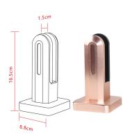 China Aluminum Glass Post Holder for Pool Fence 12mm Tempered Glass H130 H160 H200 for sale