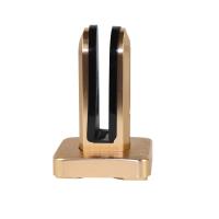 China Customized Aluminum Glass Clamp for Stair Railing Exterior Swimming Pool H130 H160 H200 for sale