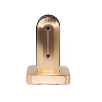 China Ground Mounted Glass Spigot for Deck Fence Balustrade Panel Holder 10mm 12mm Glass Aluminum H130 H160 H200 for sale
