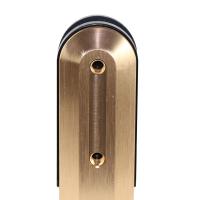 China Ground Mounted Glass Spigot for Deck Fence Balustrade Panel Holder 10mm 12mm Glass Aluminum H130 H160 H200 for sale