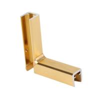 China Black Aluminum Alloy Glass Railing Balustrade Handrail for 10-12mm Glass Indoor Decoration for sale