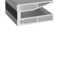 China Aluminum U Channel Profile for Frameless Tempered Glass Railing Balustrade 10-13mm for sale