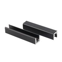 China Aluminum AA6063 Glass Railing Balustrades Handrails for Staircase Decoration 20x20x14mm for sale