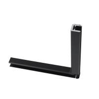 China Aluminum AA6063 Glass Railing Balustrades Handrails for Staircase Decoration 20x20x14mm for sale