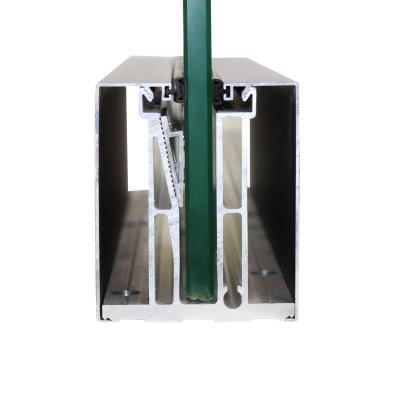 China Aluminum U Channel Glass Railing for Balcony 86x101mm 5-10 Year Guarantee for sale