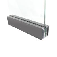 China Aluminum U Channel Glass Railing for Balcony 86x101mm 5-10 Year Guarantee for sale