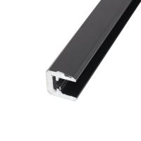China Aluminum U Channel Glass Railing 20x20x14mm for Stairs Deck Terrace Outdoor Handrail for sale