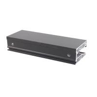 China Aluminum U Channel Clamp W60x110mm Frameless Profile for Glass Railing Balustrades for sale