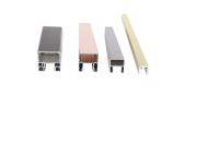 China Aluminum U Profile Handrail for Staircase 30x30x1.5mm for 10-14mm Glass for sale