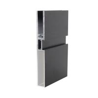 China Aluminum U Shape Glass Channel 29x228mm for 10-20mm Glass Balcony Railing for sale