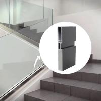 China Aluminum U Shape Glass Channel 29x228mm for 10-20mm Glass Balcony Railing for sale