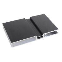 China Aluminum U Shape Glass Channel 29x228mm for 10-20mm Glass Balcony Railing for sale