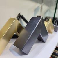 China Aluminum Glass Railing for Staircase Custom Color 30x30mm Balustrade Handrail for sale