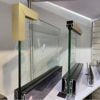 China Aluminum U Base Fixed U Channel Profile For Glass Railing System in Easy Installation for sale