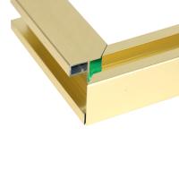 China Aluminum Alloy Balcony Handrail Railing 30x30mm for Stair Position in Black Grey Gold for sale