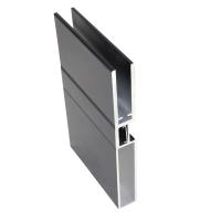 China Aluminum U Channel for Glass Railing Balustrade 29mm Width 228mm Height for sale
