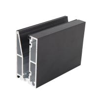 China Aluminum Alloy U Channel Frameless Glass Railing System W60x110mm with LED Light for 12-16mm Glass for sale