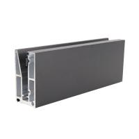 China 3.5m Aluminum U Channel Clamp for 12-16mm Glass Railing Staircase Balcony Enclosure Undercut for sale