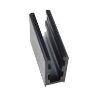 China Aluminum U Channel Profile for Stair Railings and Handrails 3.6m W32mm H80mm for sale