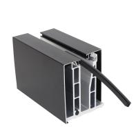China Aluminum U Channel Glass Railing Base Profile for 12-17mm Glass Balustrade W86xH101mm for sale