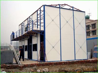 China certificated prefab house temporary living quarter laborers camp for sale