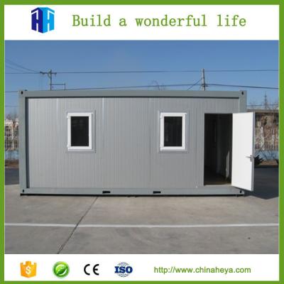 China prefabricated sandwich panel cheap house 20FT living container house prices for sale