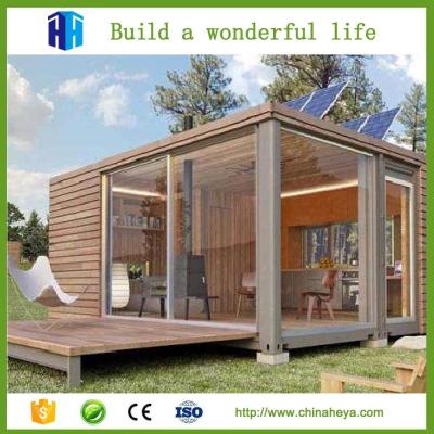 China 2 Bedroom prefabricated steel frame container house plans modular wood homes for sale