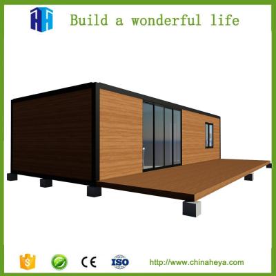 China cheap ready made steel frame wooden container house homes luxury prefabricated for sale