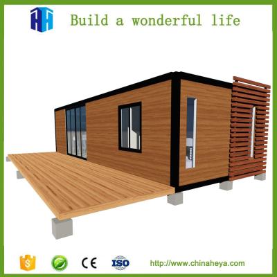 China australia prefabricated expandable living 20ft steel framed container house with wheels for sale