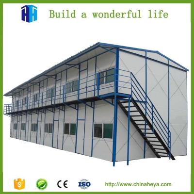 China two bedroom prefabricated steel frame labor house prices in sudan for sale
